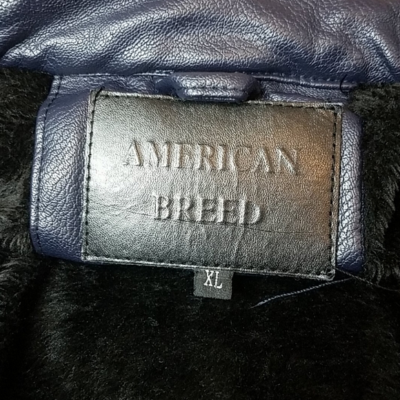 American Breed | Jackets & Coats | American Breed Pleather Jacket Mens ...